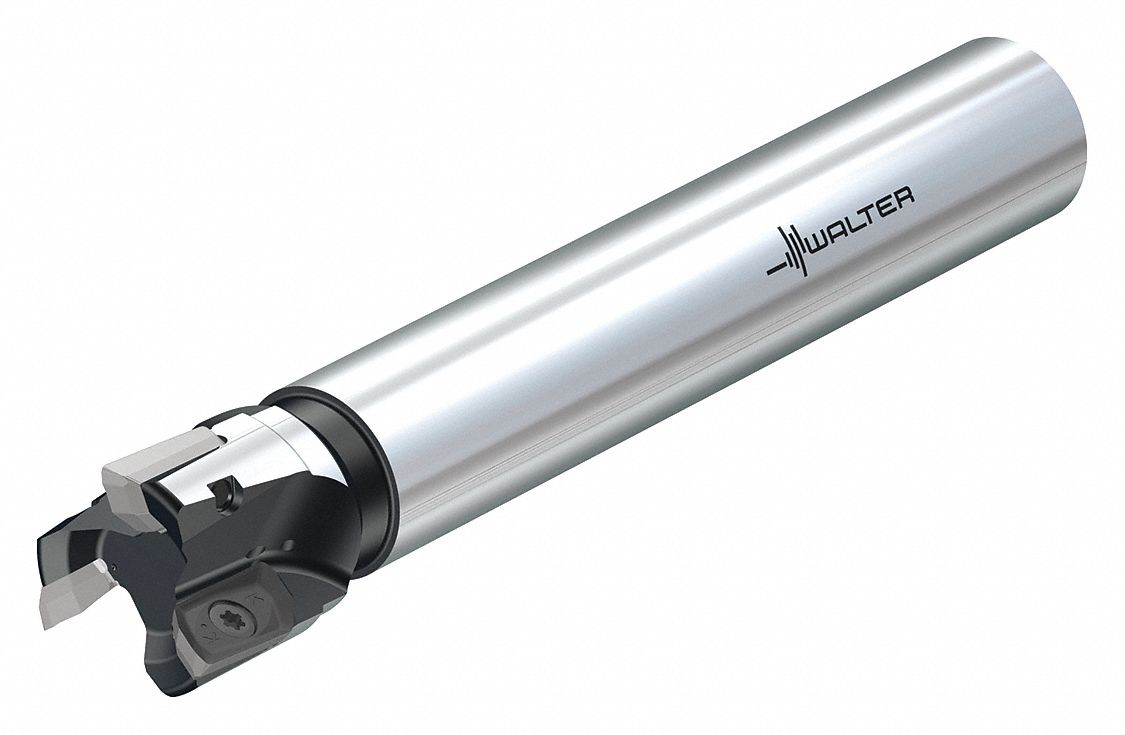 WALTER, 1 1/4 in Max. Cutting Dia., Straight, Indexable Square Shoulder ...