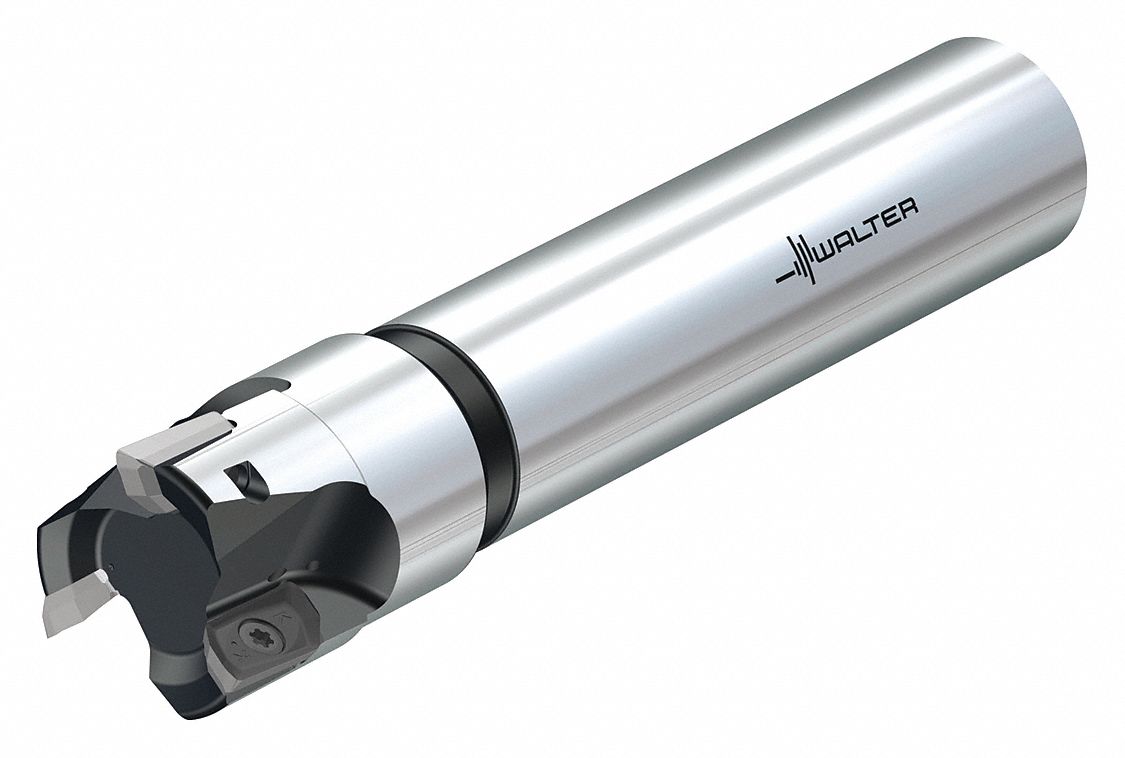 WALTER, 1 1/2 in Max. Cutting Dia., Straight, Indexable Square Shoulder ...