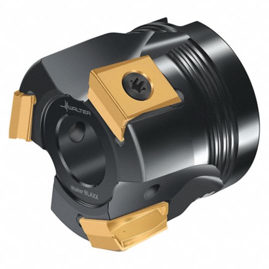 WALTER, 2 in Max. Cutting Dia., 3/4 in Arbor Dia., Indexable Face Mill ...