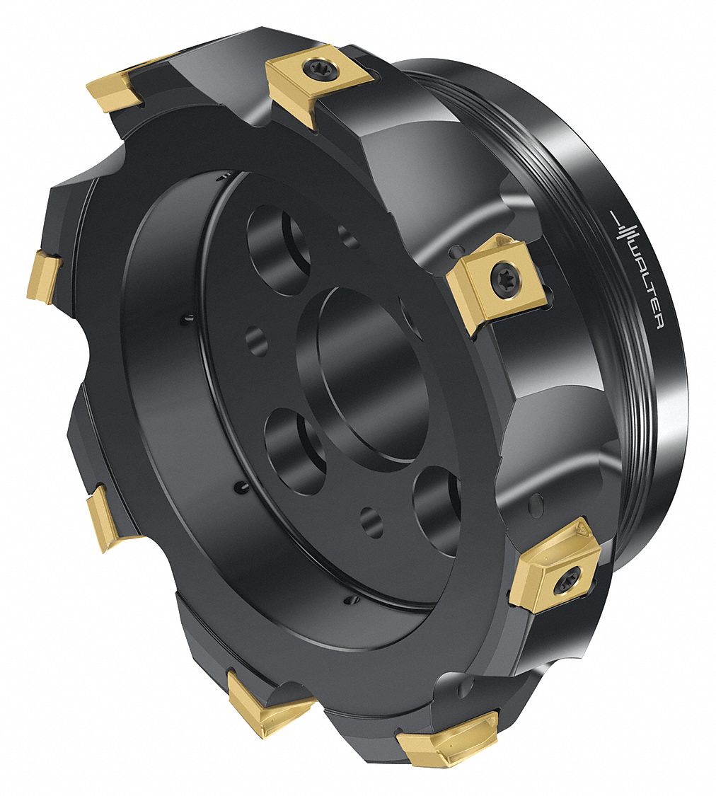 WALTER, 6 in Max. Cutting Dia., 1-1/2 in Arbor Dia., Indexable Face ...