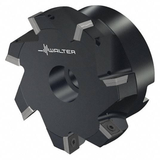 WALTER, 3.9370 in Max. Cutting Dia., 1.2600 in Arbor Dia., Indexable ...