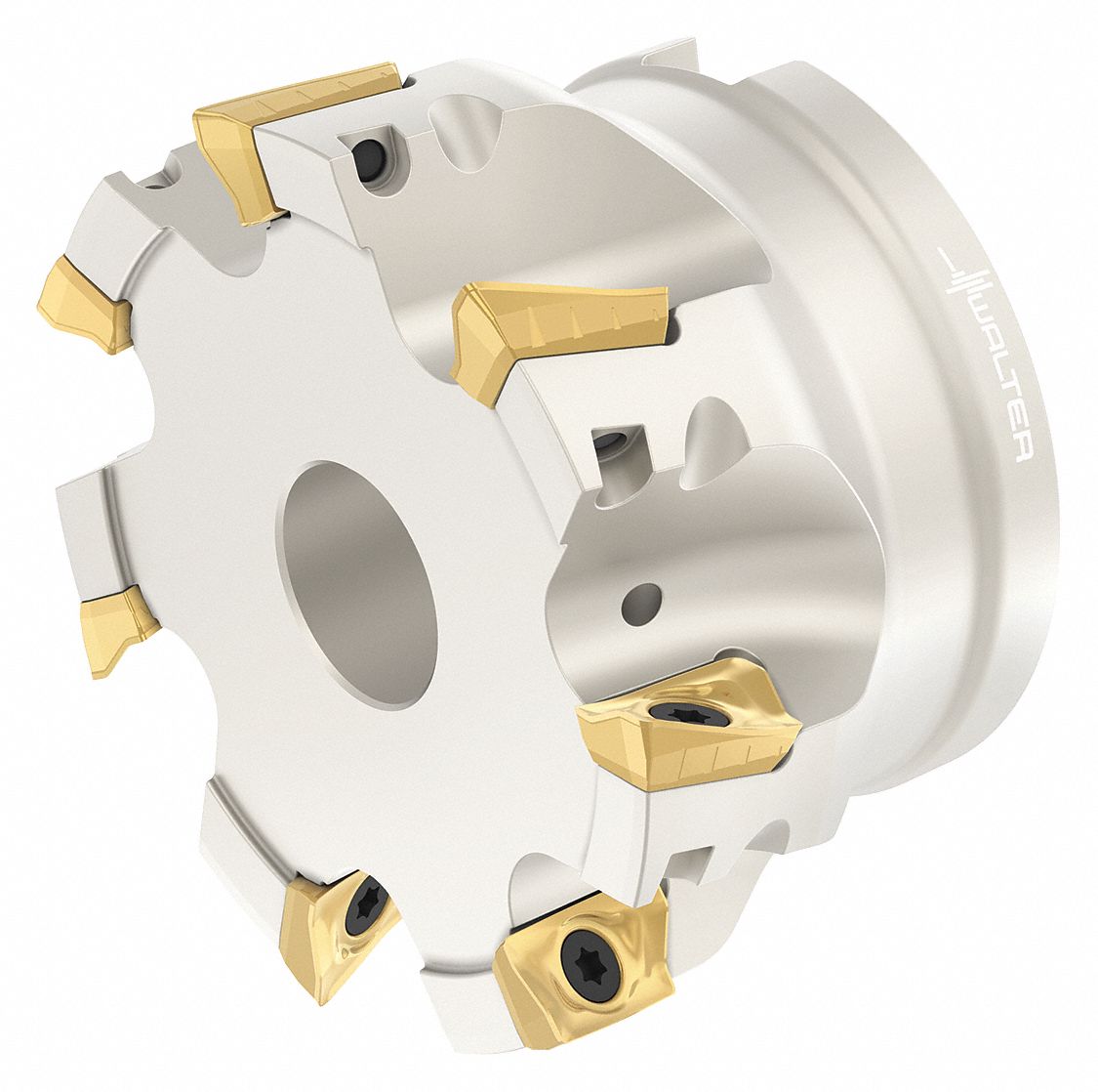 WALTER, 3 in Max. Cutting Dia., 1.9690" Overall Lg, Indexable Face Mill ...