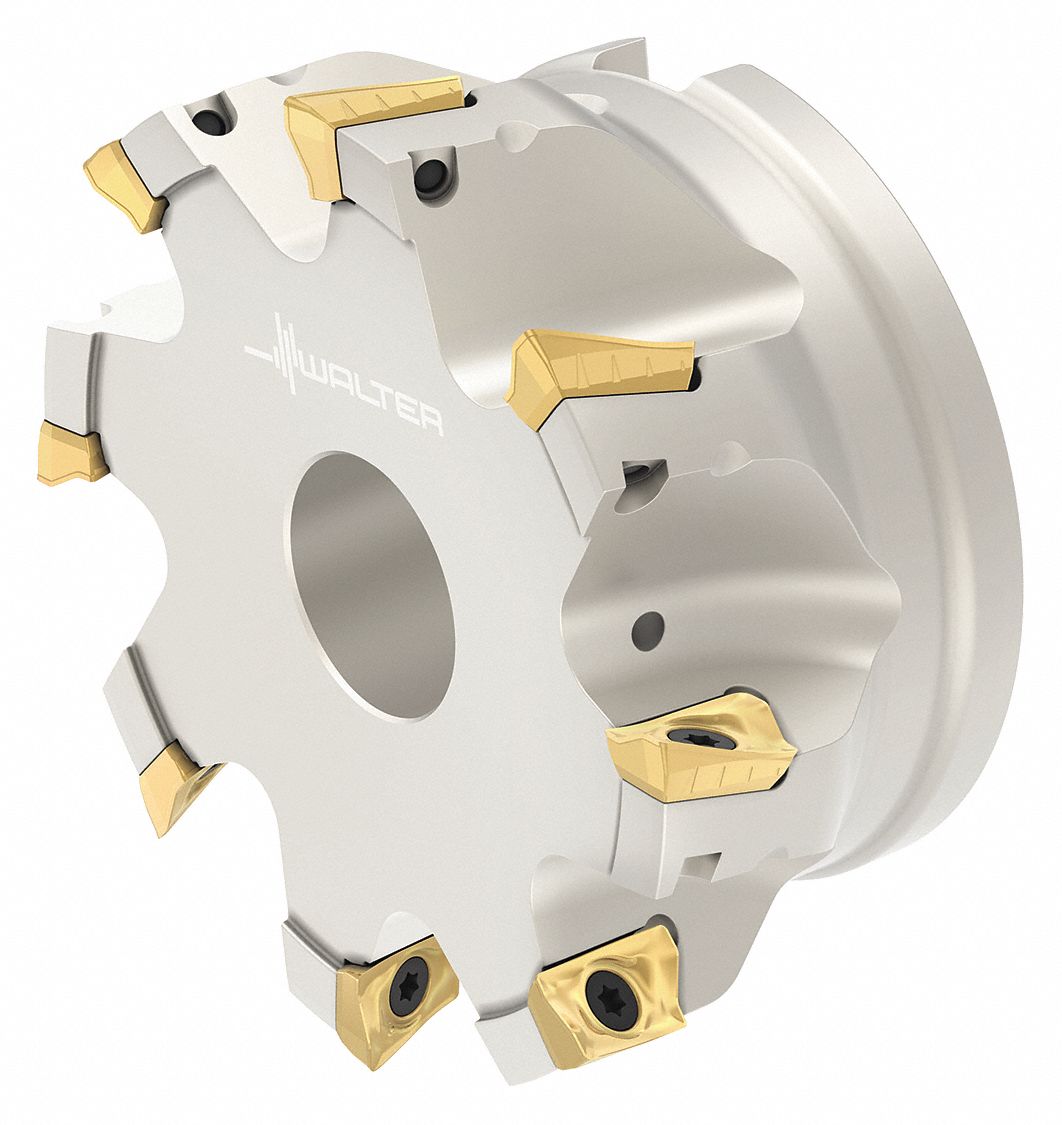 WALTER, 3 937/1000 in Max. Cutting Dia., 1.9690" Overall Lg, Indexable ...