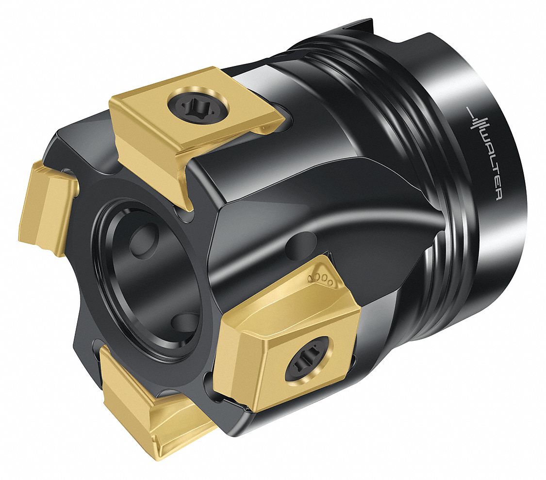 WALTER, 1.5750 in Max. Cutting Dia., 5/8 in Arbor Dia., Indexable Face ...