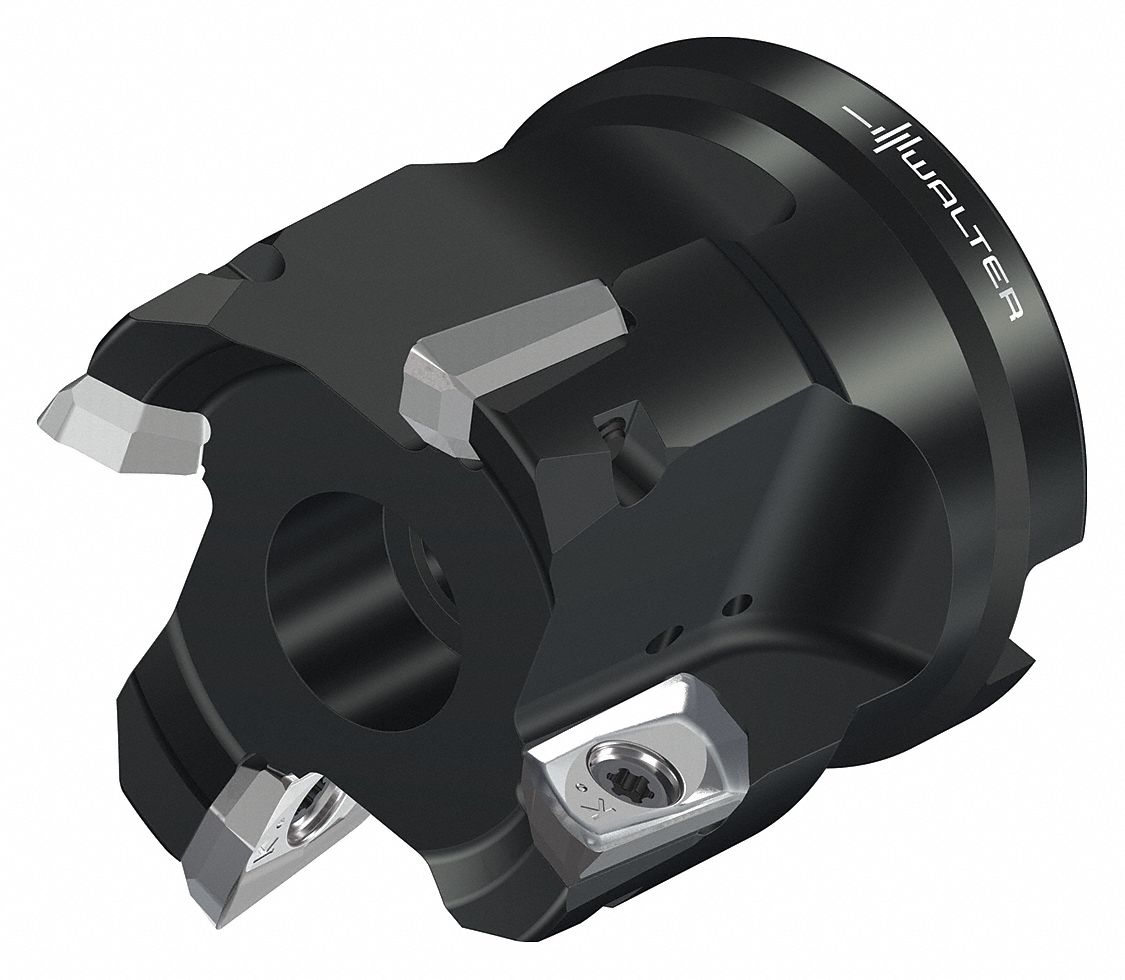 WALTER, 0.8660 in Arbor Dia., 90° Side Cutting Edge Angle, Indexable ...