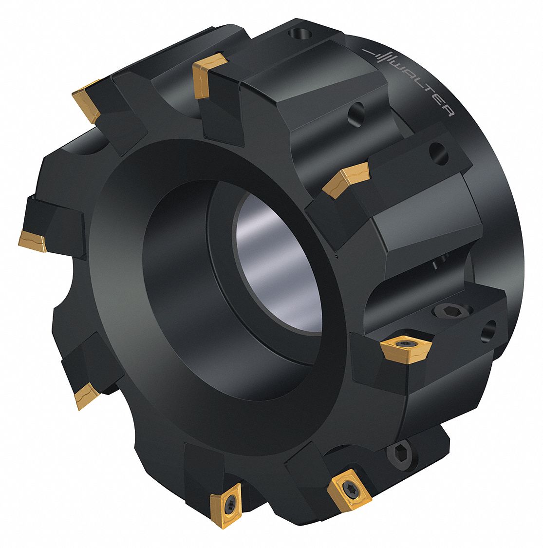 WALTER, 1.5750 in Arbor Dia., 90° Side Cutting Edge Angle, Indexable ...