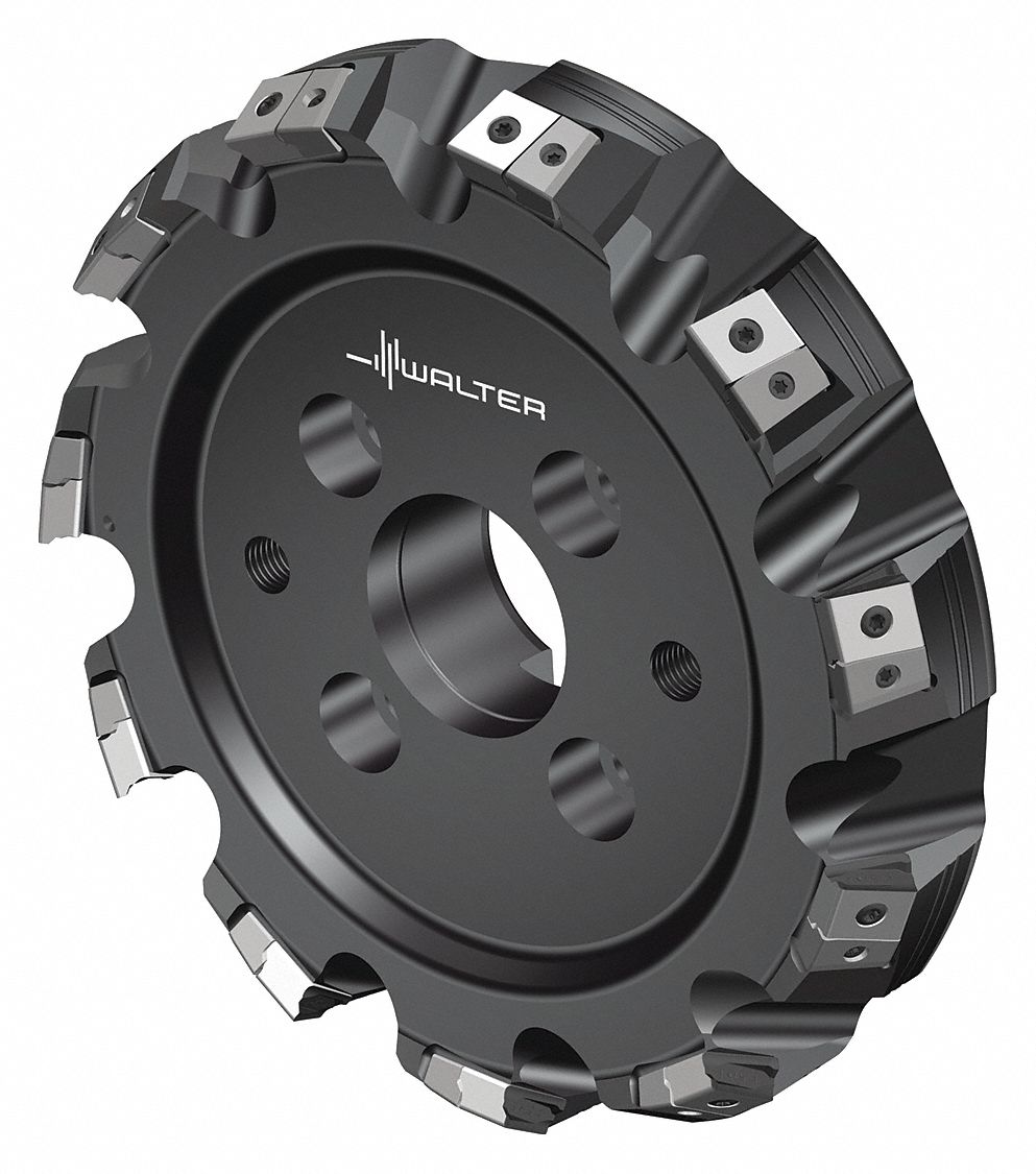WALTER, 10.5750 in Max. Cutting Dia., 2.3620 in Arbor Dia., Indexable ...