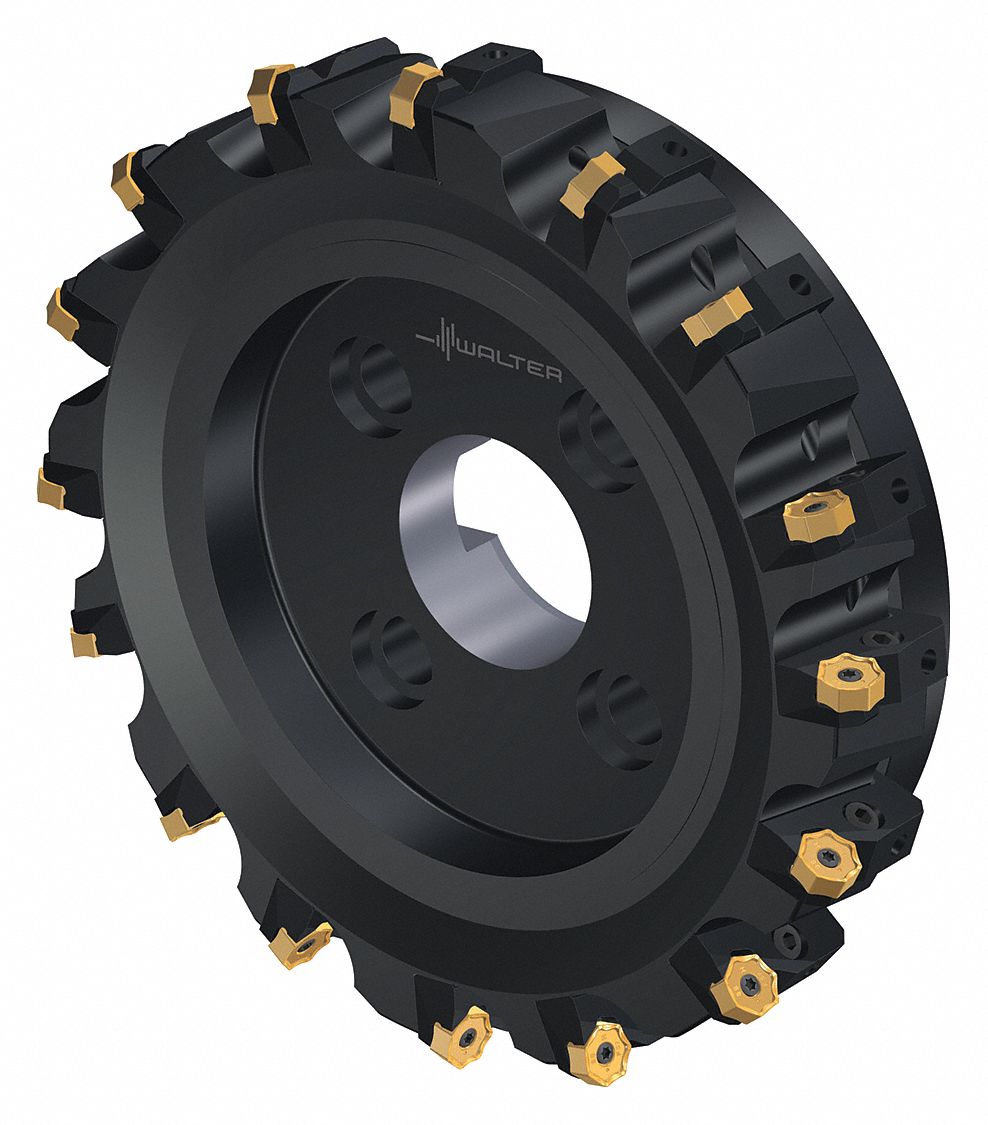 WALTER, 10.2360 in Max. Cutting Dia., 2.3620 in Arbor Dia., Indexable ...