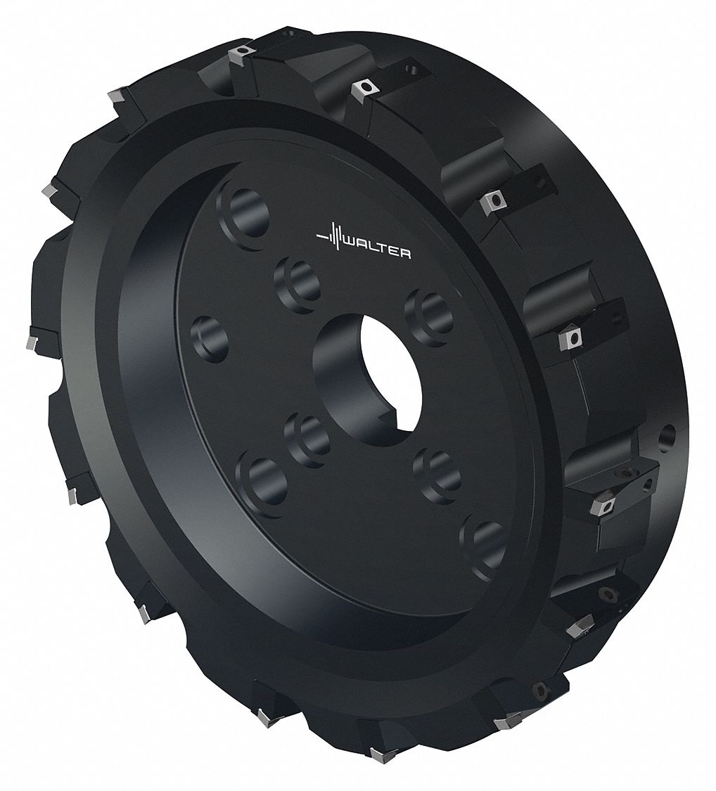 WALTER, 2.3620 in Arbor Dia., 90° Side Cutting Edge Angle, Indexable ...