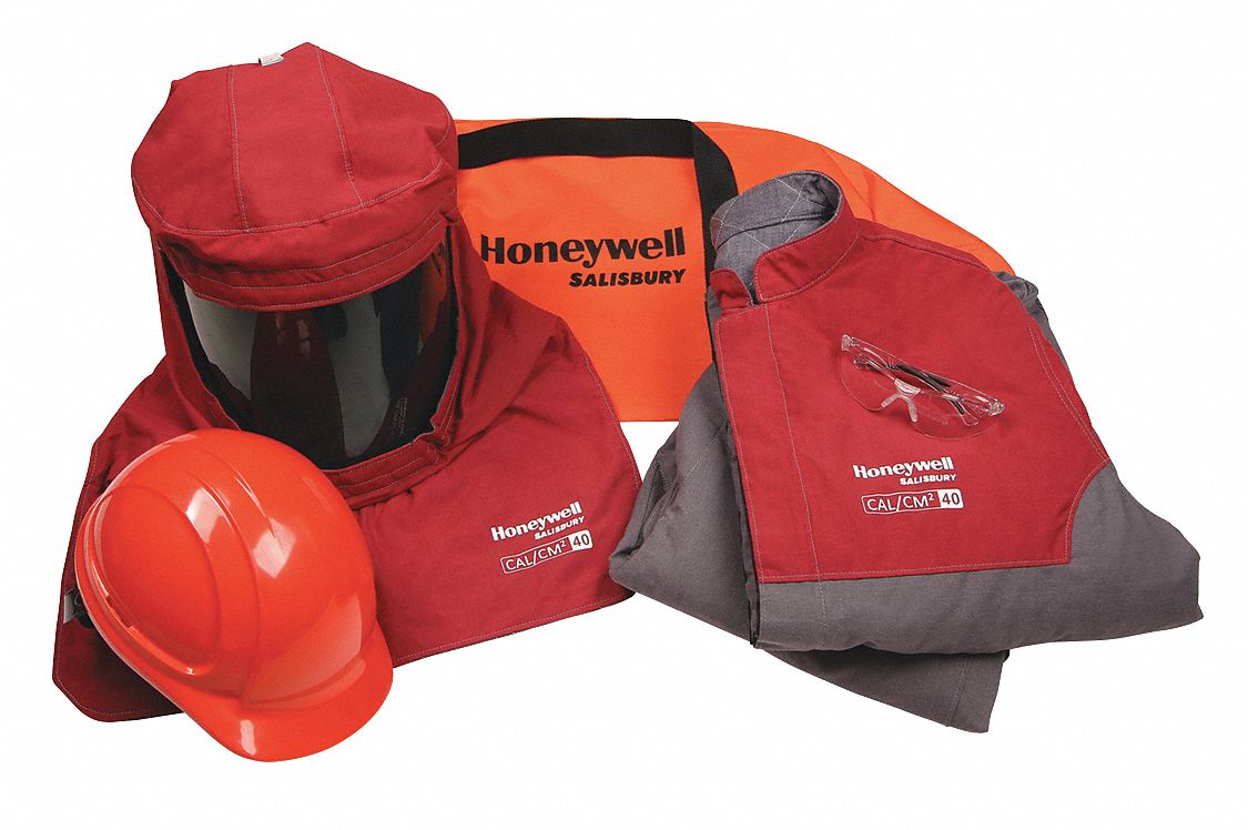 HONEYWELL SALISBURY, 2XL, 40 cal/sq cm ATPV, Arc Flash Clothing Kit ...