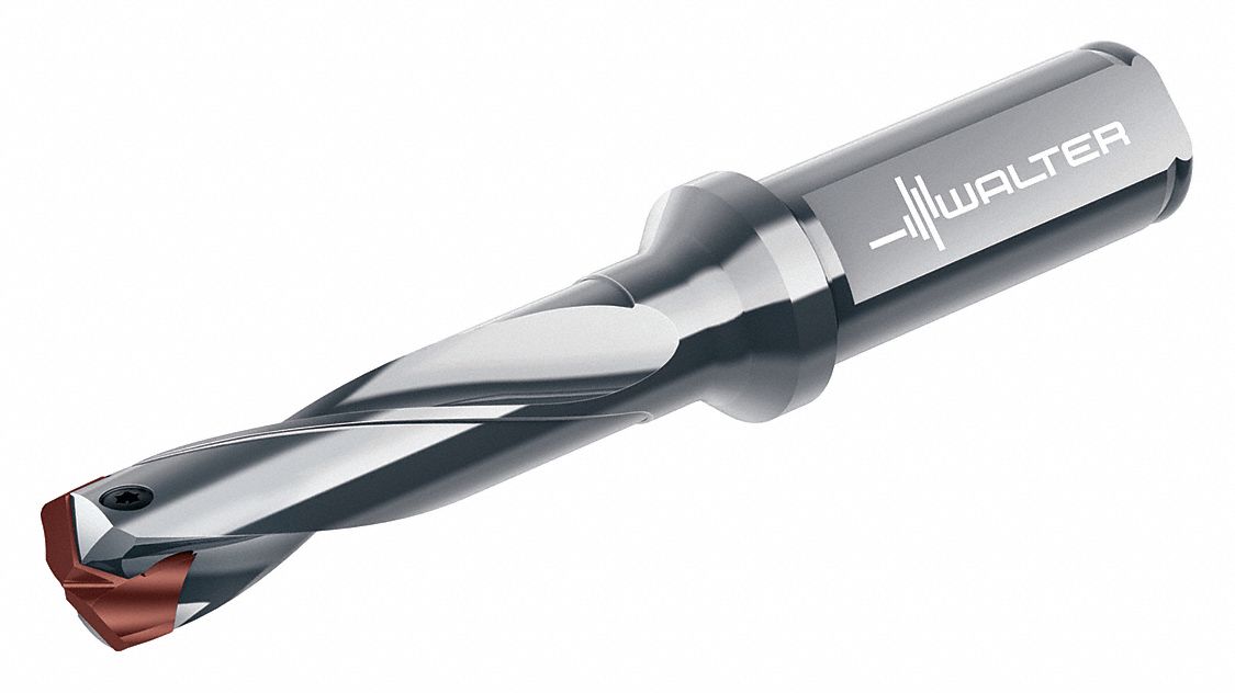 WALTER, 16.00mm Shank Dia., 1.8900" Shank Lg, Modular Drill Bit for ...