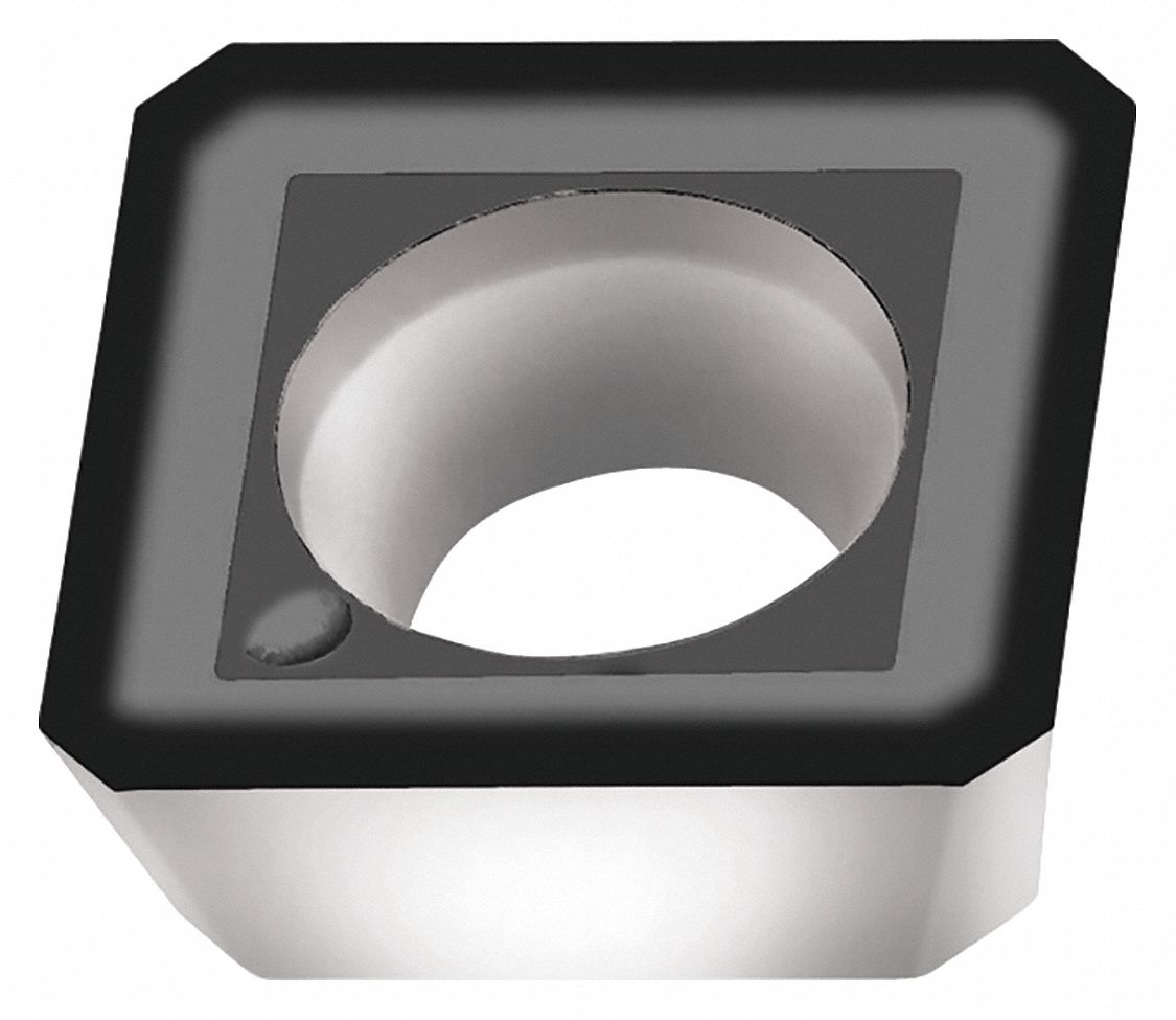 WALTER, 1/2 in Inscribed Circle, 3/16 in Thick, Square Milling Insert ...