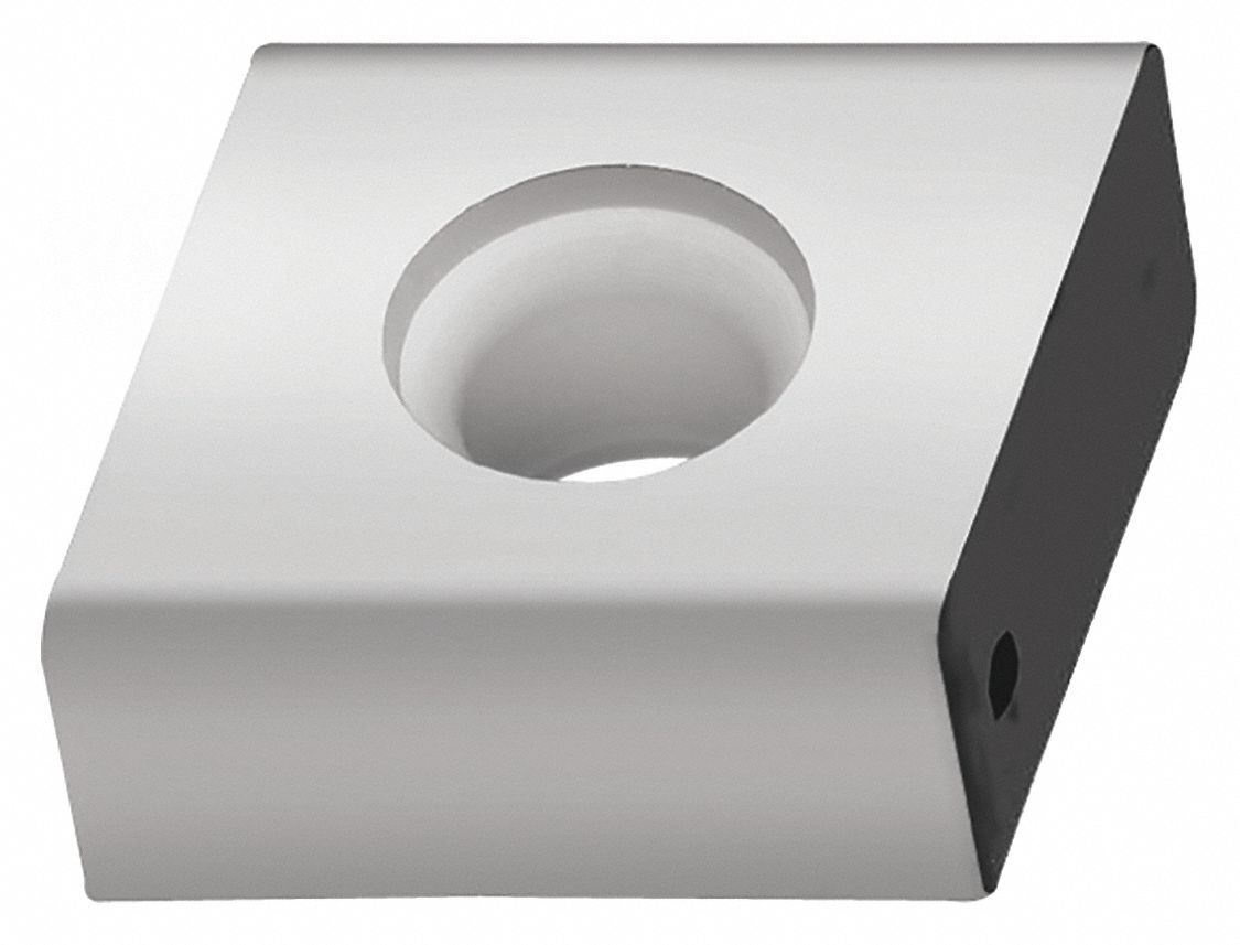 WALTER, 1/32 in Corner Radius, 0.1970 in Thick, Diamond Milling Insert ...