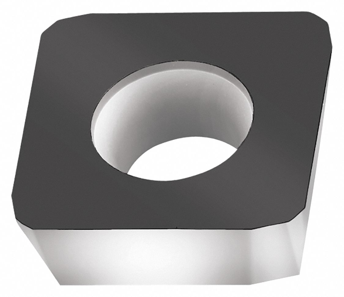 WALTER, 1/2 in Inscribed Circle, 3/16 in Thick, Square Milling Insert ...