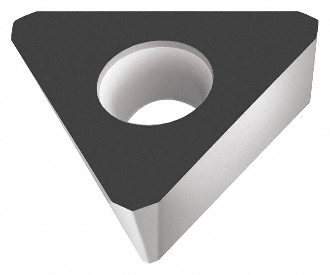 WALTER, 3/8 in Inscribed Circle, 3/16 in Thick, Triangle Milling Insert ...