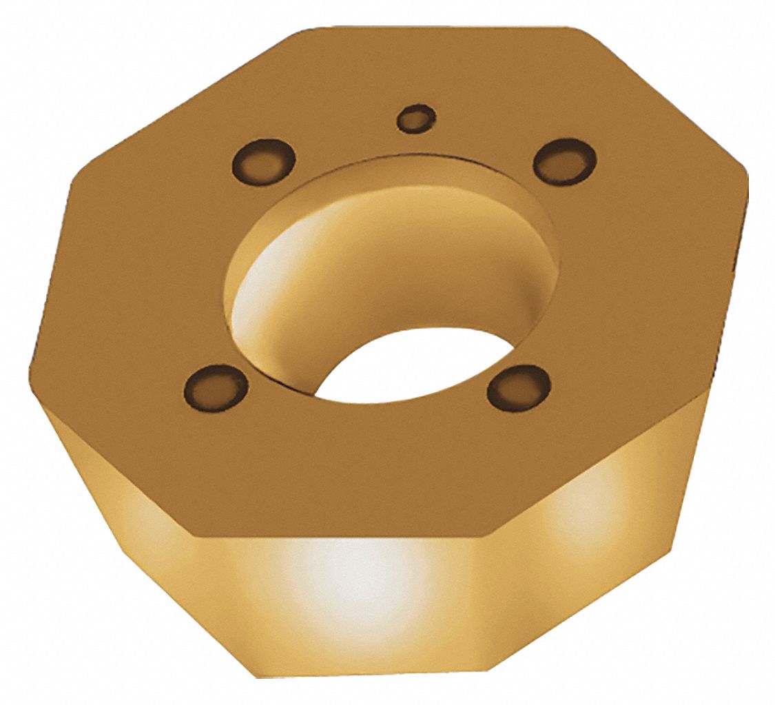 WALTER, 1/2 in Inscribed Circle, 1/32 in Corner Radius, Octagon Milling ...