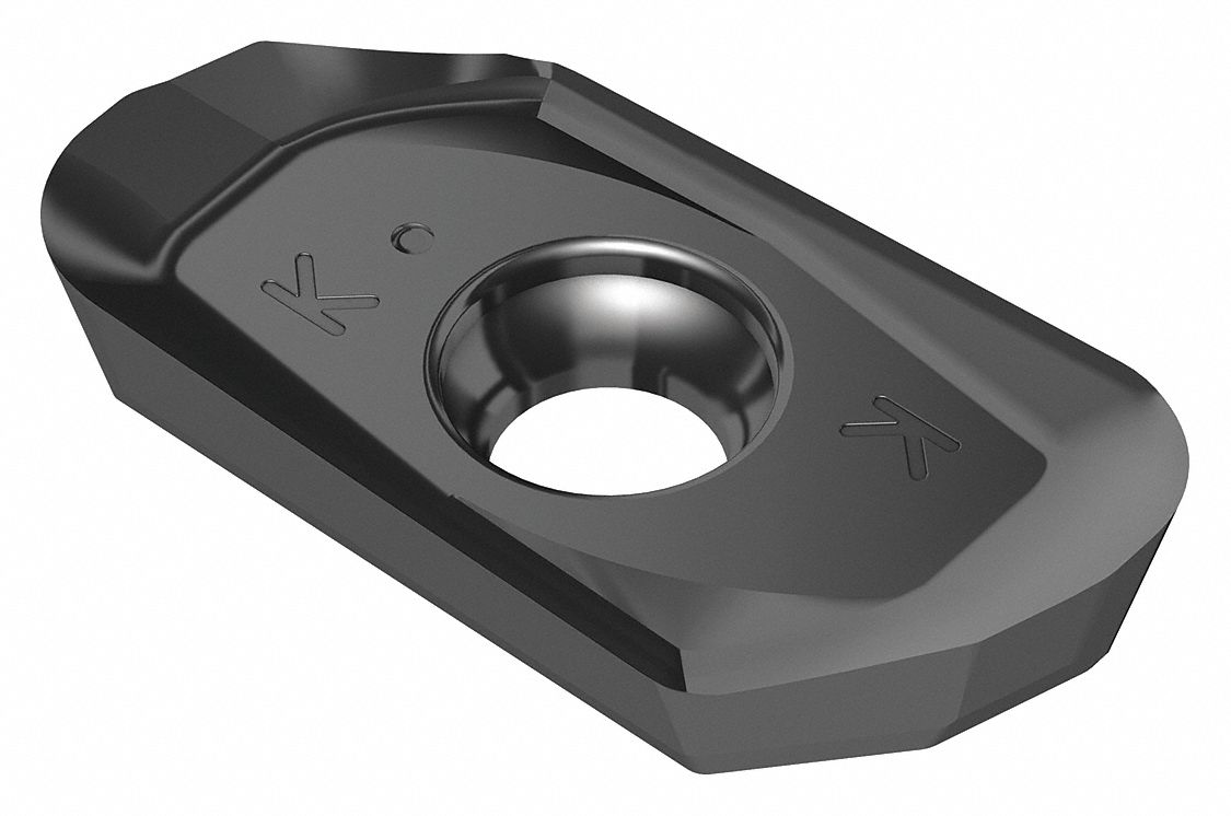 WALTER, 0.0630 in Corner Radius, 3/16 in Thick, Diamond Milling Insert ...