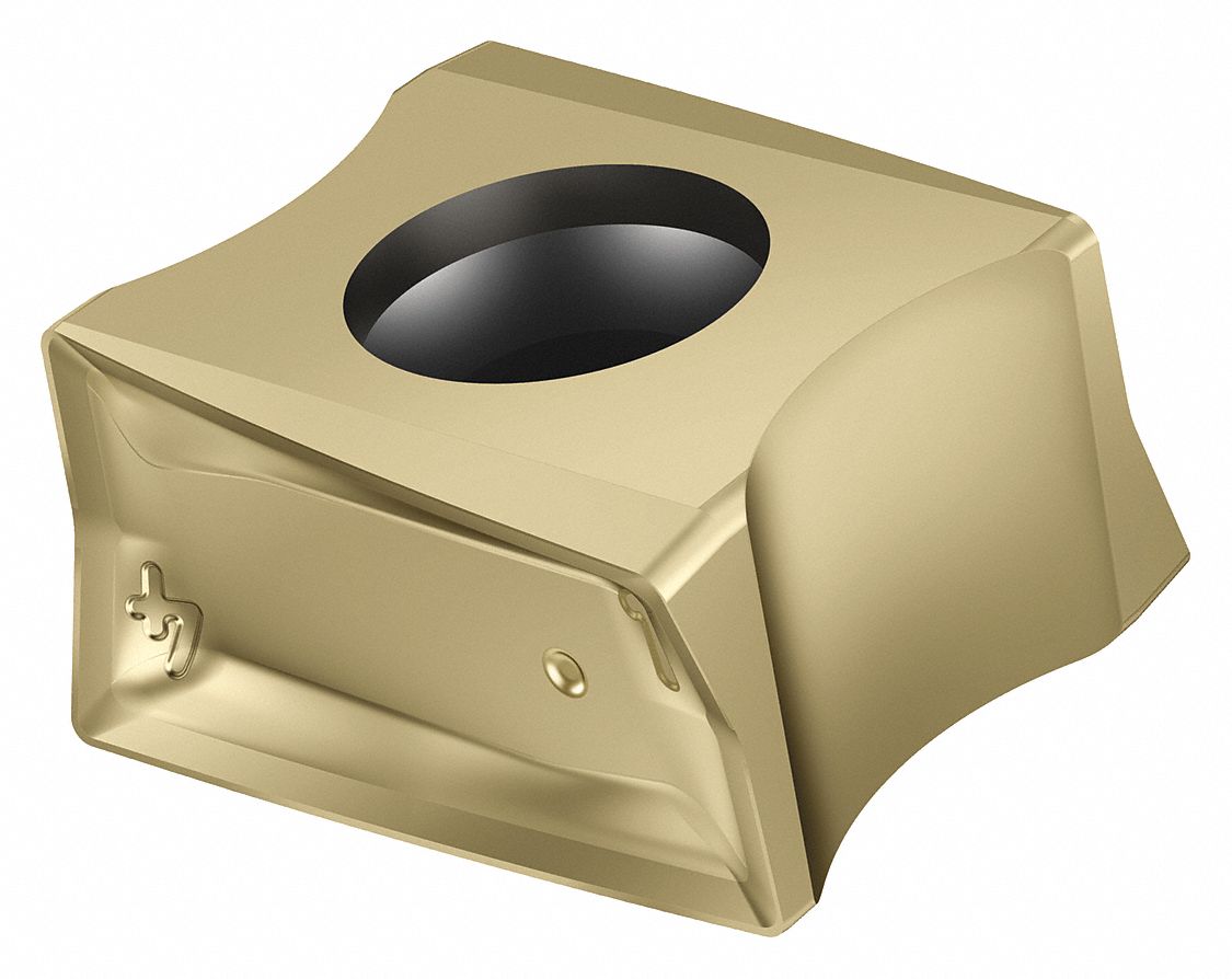 WALTER, 1/64 in Corner Radius, 0.2680 in Thick, Rectangle Milling ...