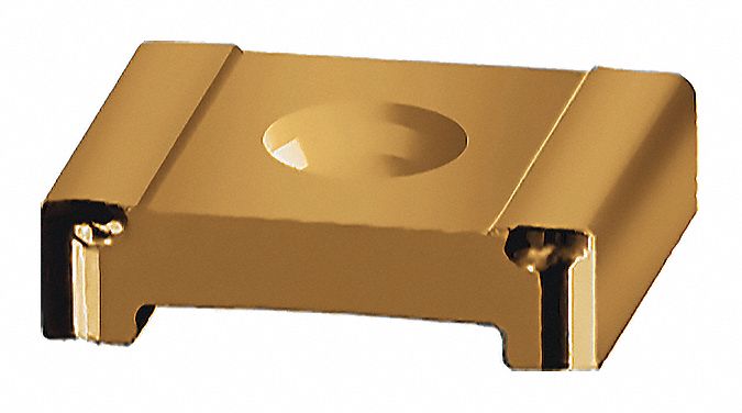 WALTER, 1/64 in Corner Radius, 3/32 in Thick, Rectangle Milling Insert ...