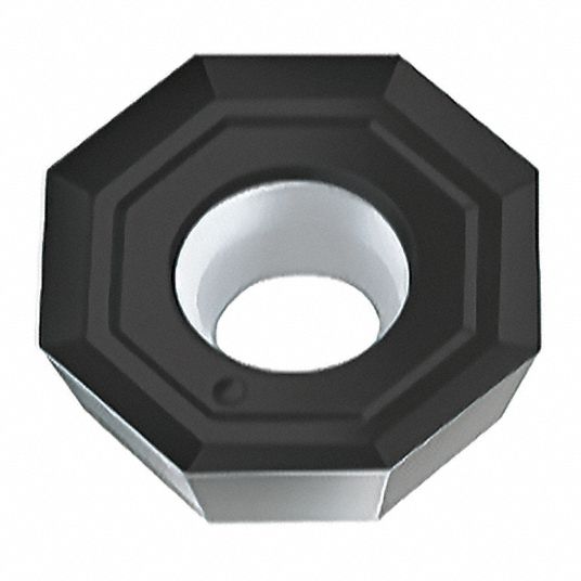 WALTER Octagon Milling Insert: 1/2 in Inscribed Circle, 1/32 in Corner ...