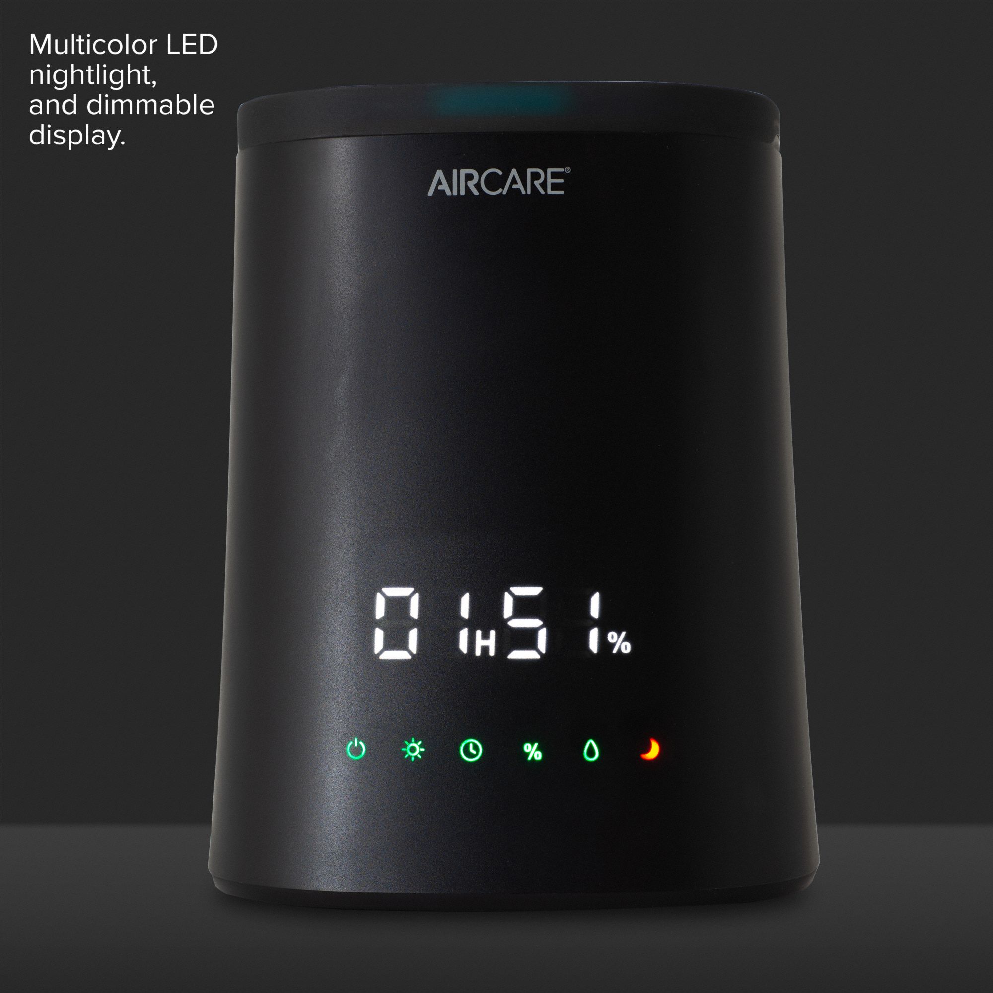 AIRCARE Portable Humidifier: Ultrasonic (Cool Mist), Tabletop Housing ...