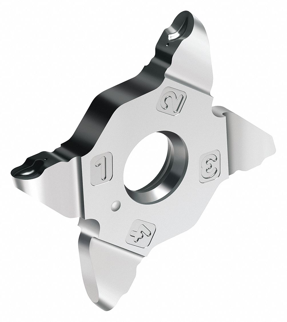 WALTER, Neutral, 1/8 in Max. Grooving Wd, Indexable Parting and ...