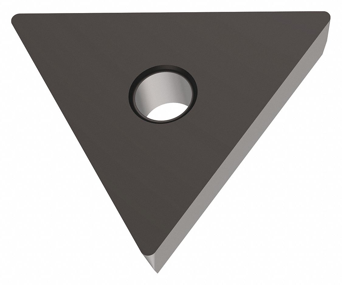 WALTER, 3/8 in Inscribed Circle, Neutral, Triangle Turning Insert ...