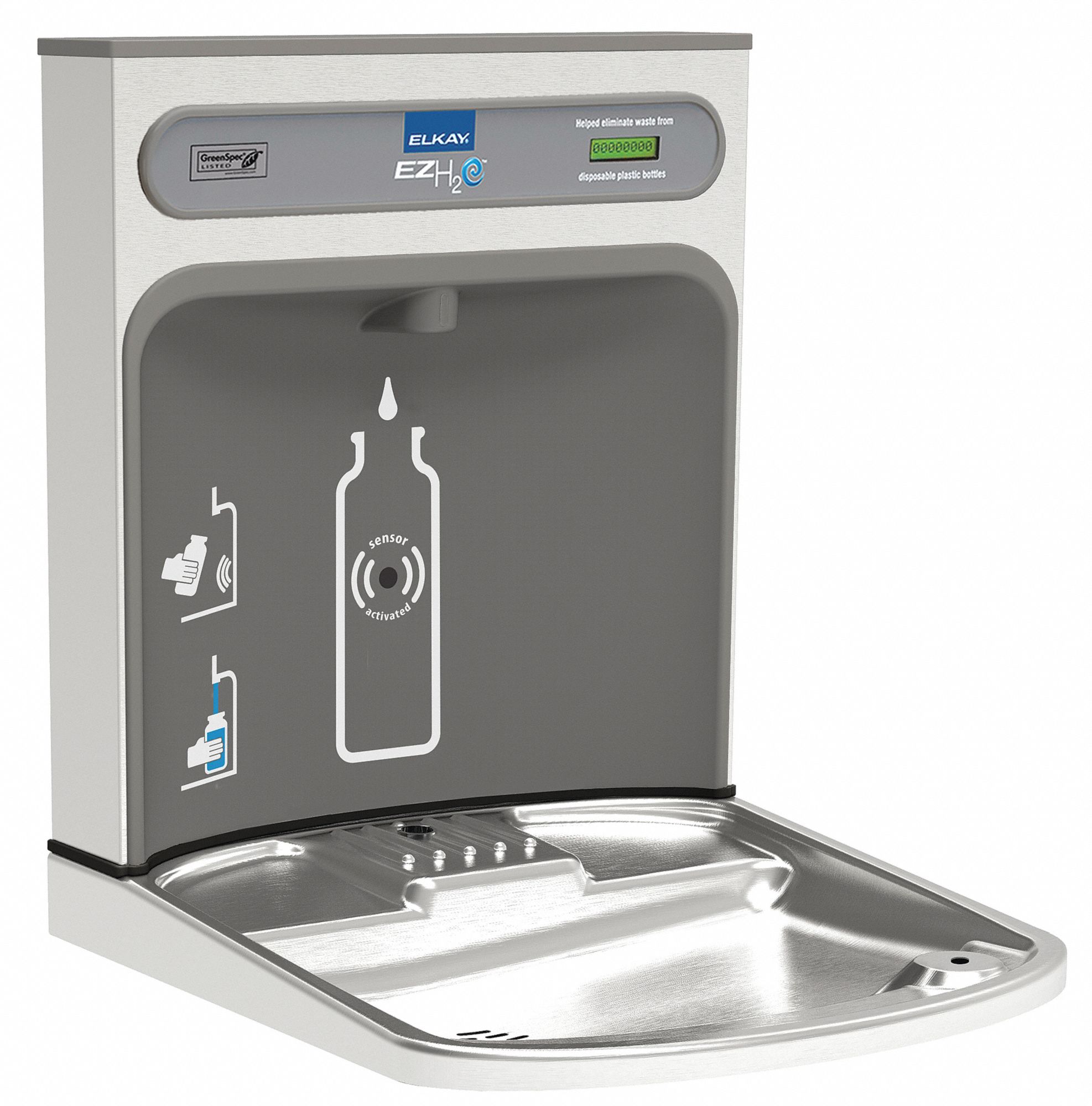 ELKAY, Sensor, 18 7/8 in Ht, Bottle Filler Retrofit Kit - 56UM81|EZWSRK ...