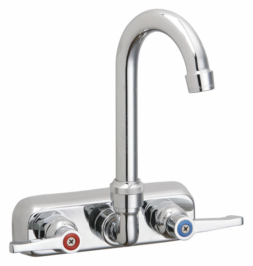 ELKAY, Fixed Spout, 3 1/2 in Spout Reach, Faucet,Pre-Rinse,8" Add-On ...