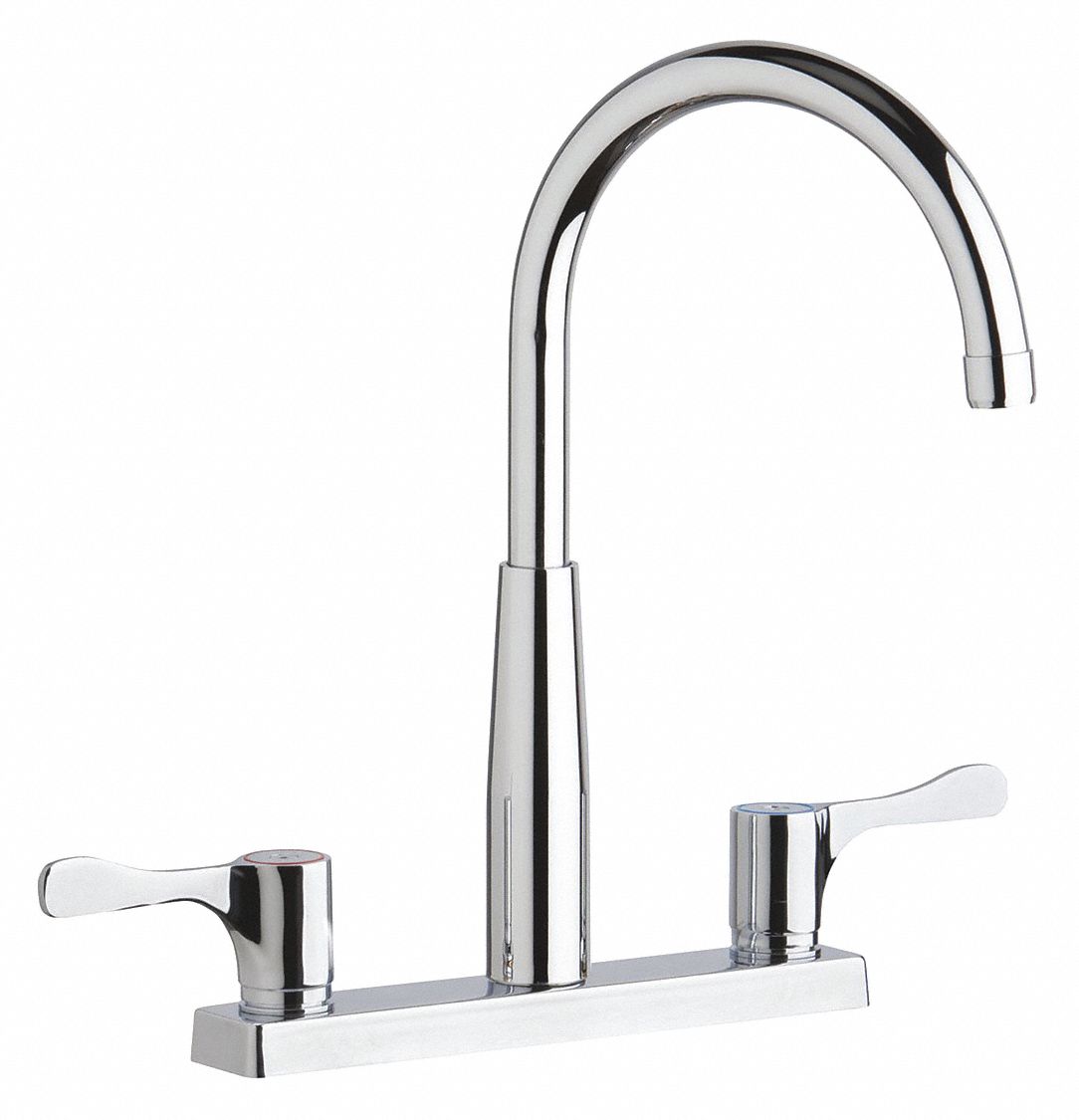 ELKAY, Faucet,Sensor Scrub/Handwash,Deck Mount - 56VA12|LKD2423BHC ...