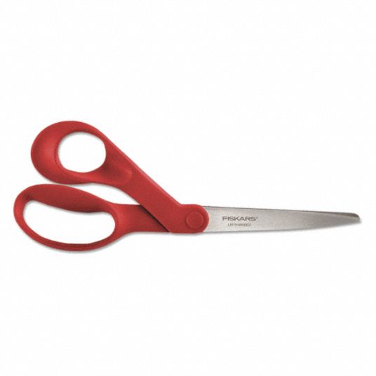 FISKARS, Left-Hand Scissors,8",Red - 56XJ63|94507797J - Grainger