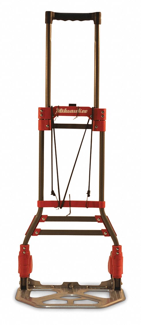 MILWAUKEE HAND TRUCKS, Fold up Truck with Steel Toe Plate - 56YK52 ...
