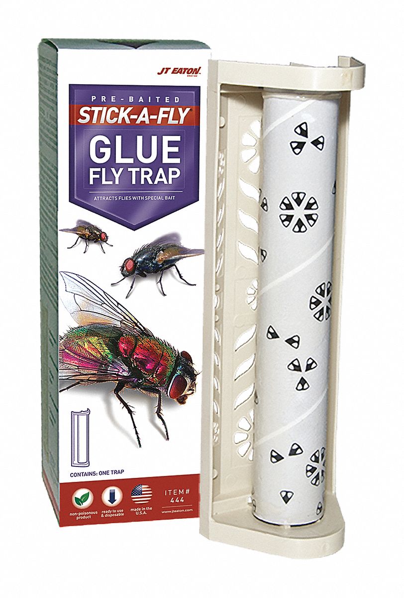 JT EATON, For Use On Flying Insects, Paper Trap, Stick-A-Fly Fly Trap ...