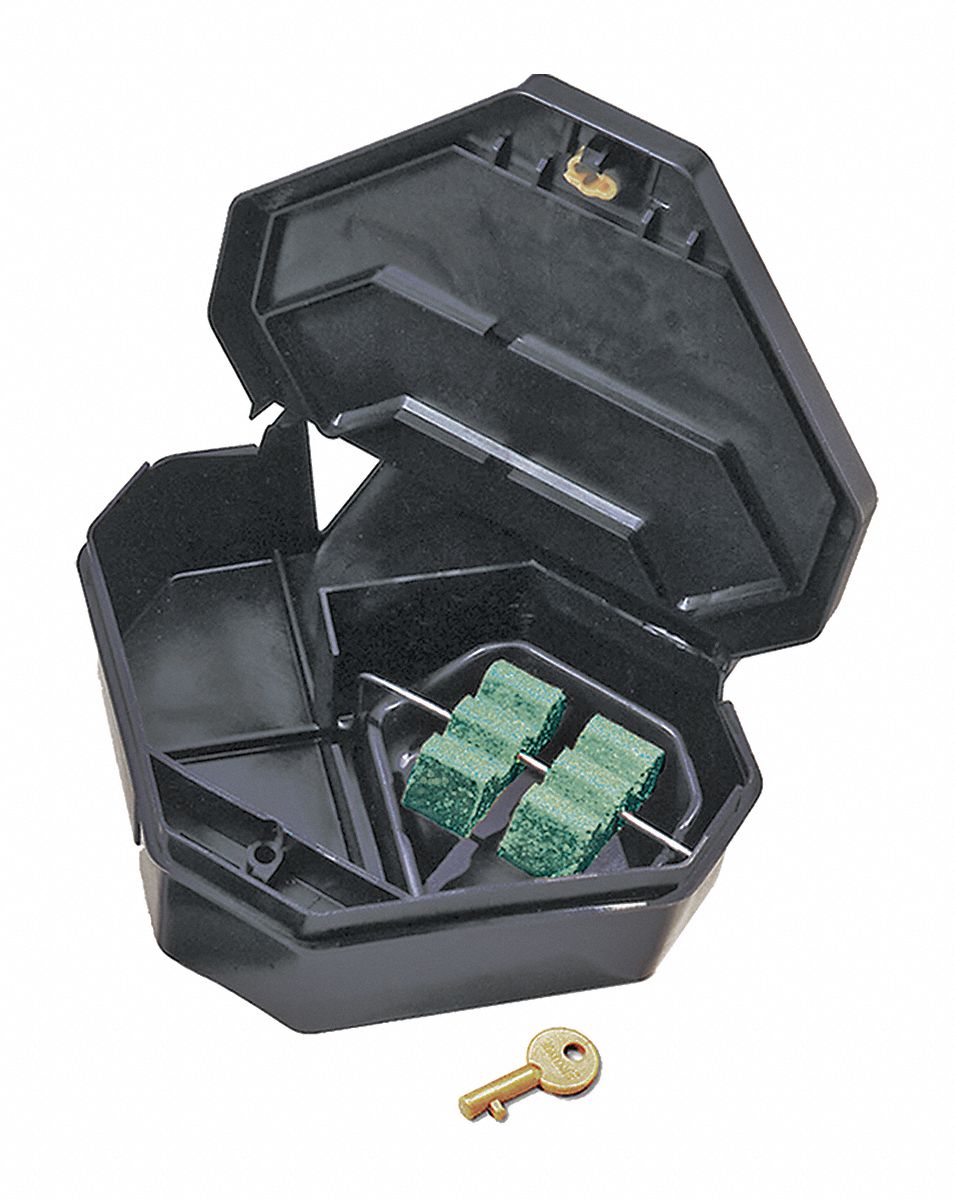 JT EATON, Box Trap, Liquid, Rat Bait Station - 56YU93|904 - Grainger