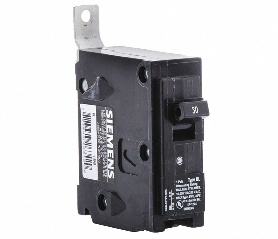 SIEMENS Interruptor Termomagnético Atornillable, Serie B, Número de ...