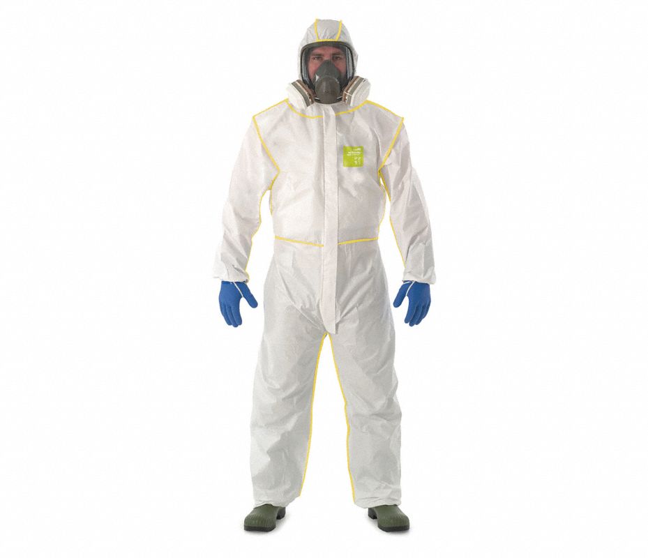 ALPHATEC Overol Desechable Polipropileno/Polietileno/SMS Blanco Talla ...