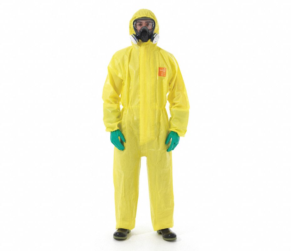 ALPHATEC Overol Desechable Polipropileno Amarillo Talla M - 56ZF39 ...