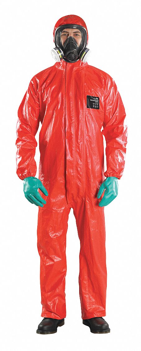 ALPHATEC Overol Desechable PVC Rojo Talla 3XG - Overoles Protectores ...