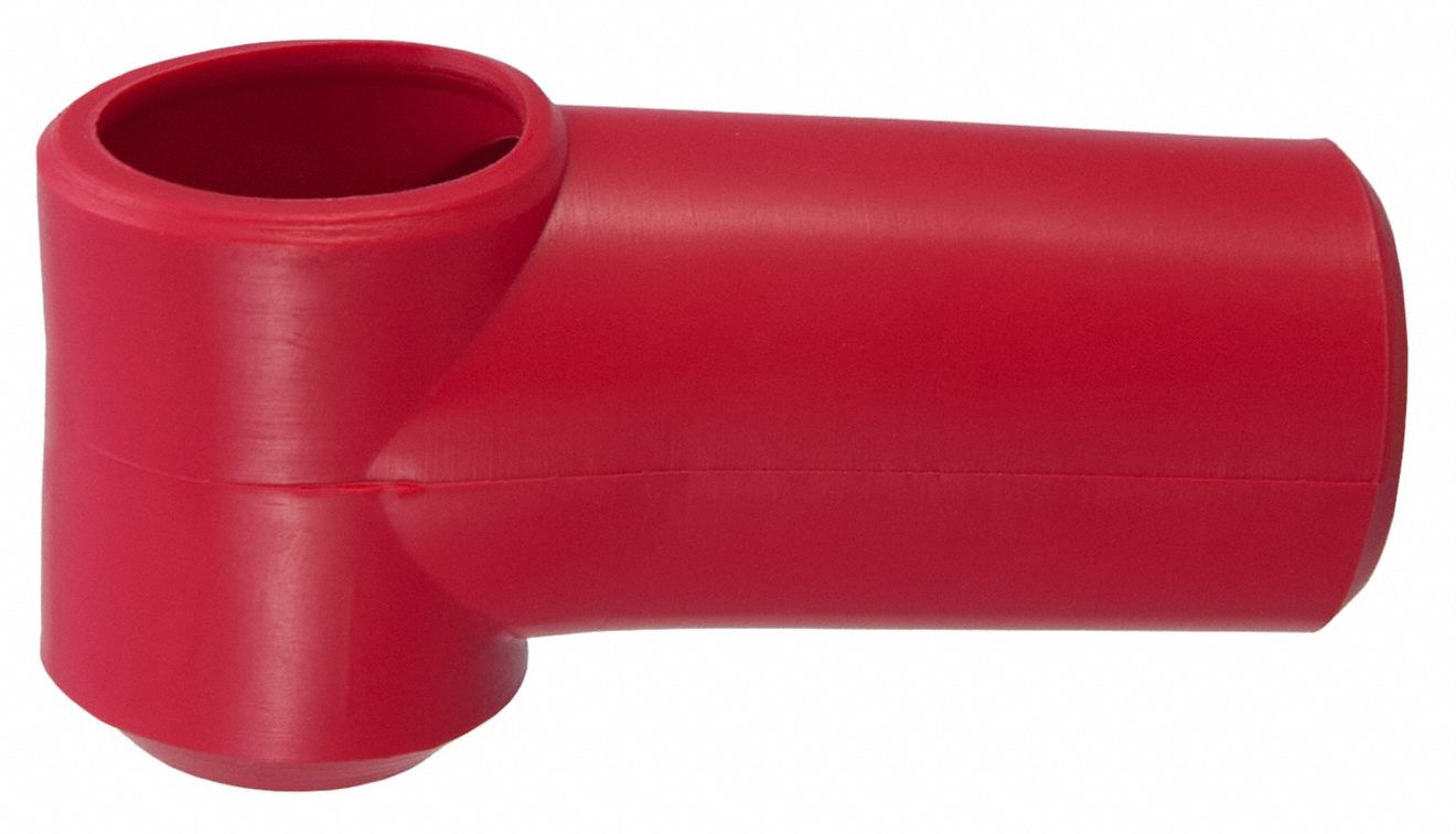 QUICKCABLE Battery Terminal Protector: 1/0 to 2/0 AWG, Red, Plug-In ...