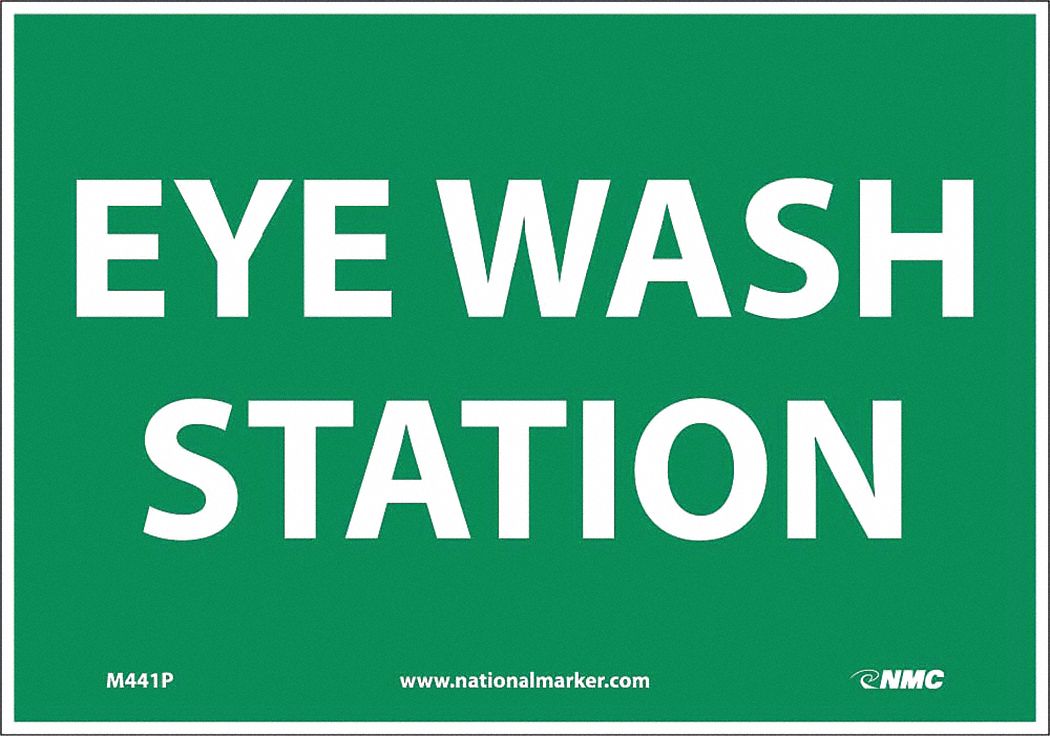 Eye Wash Station Sign - Grainger
