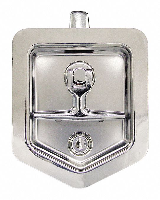 BUYERS PRODUCTS, Lock, Truck Boxes, T-Handle Latch,Stainless,Single ...