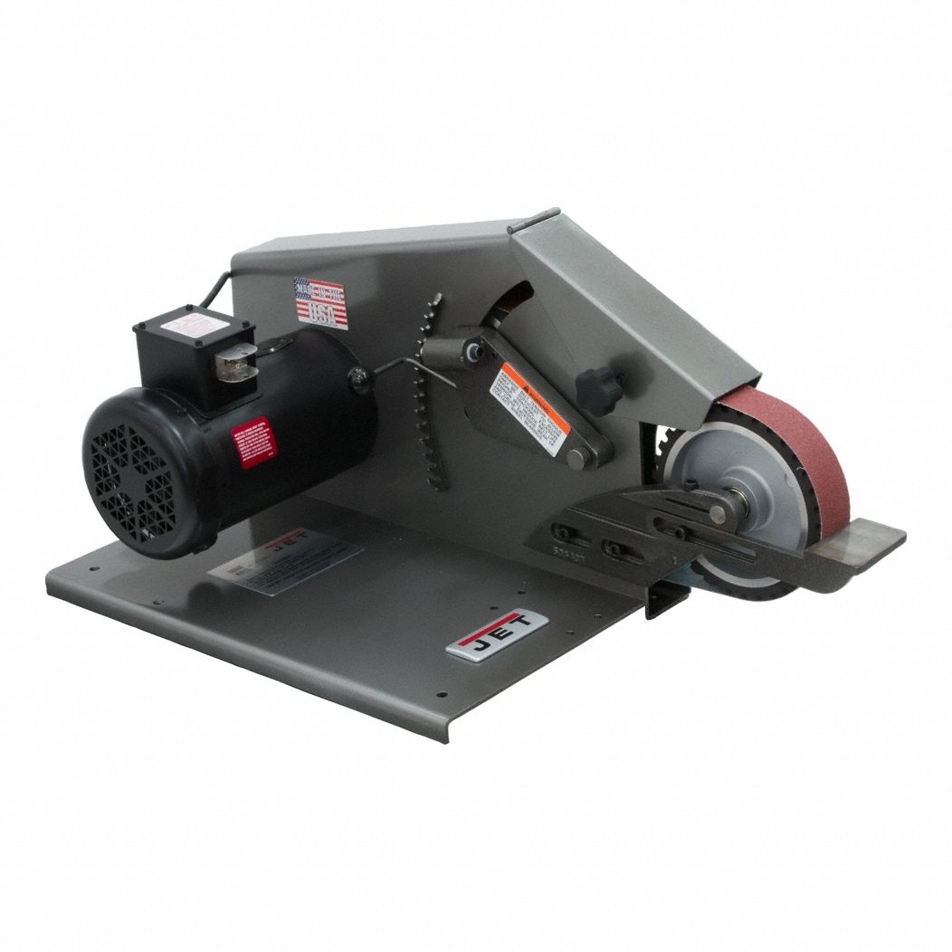 JET, For Metal, 115 V/230 V, Belt Grinder - 3WRN4|577000 - Grainger