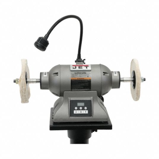 JET, Variable Speed, 1 hp, Bench Buffer - 446M32|IBG-8VSB - Grainger