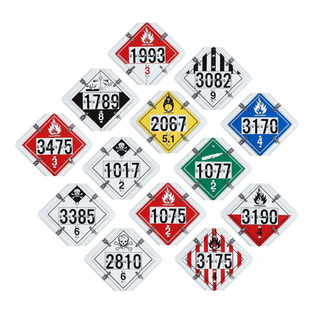 Flip Placard, 13 3/4 in Wd, Vehicle Placard Flipchart - 812EC9|58178 ...