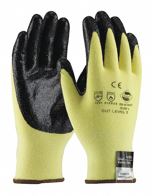 PIP, XL ( 10 ), ANSI Cut Level A2, Knit Gloves - 581P48|09-K1450/XL - Grainger