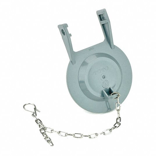 TOTO, Flapper W Clear Cone 2" PVC 186 Links Sp - 584A58|THU257 - Grainger