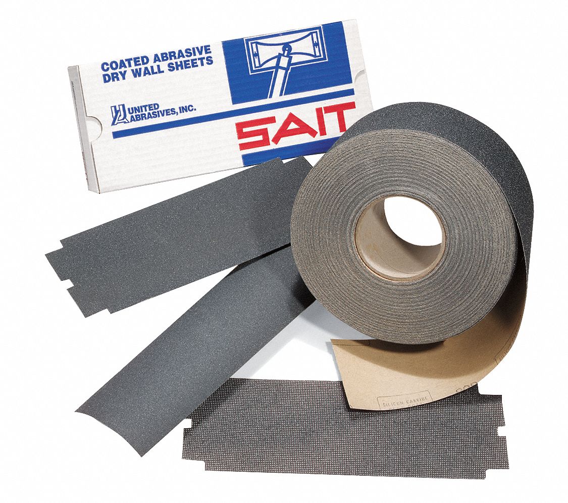 Drywall Sand Sheet,4-3/16x11 S120C,PK100 - Grainger