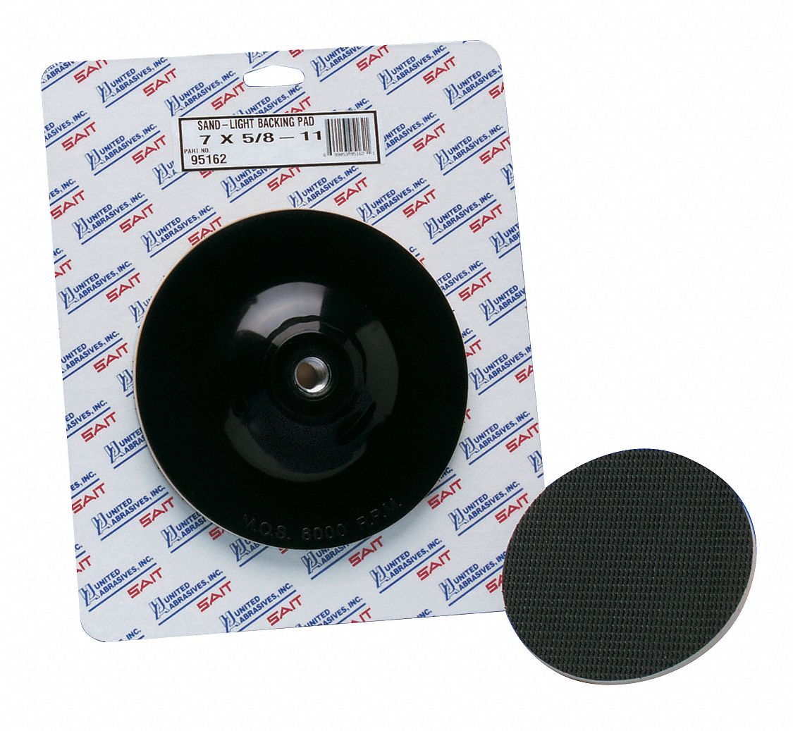UNITED ABRASIVES-SAIT, Back Pad,5x5/8-11 - 58CG80|95160 - Grainger