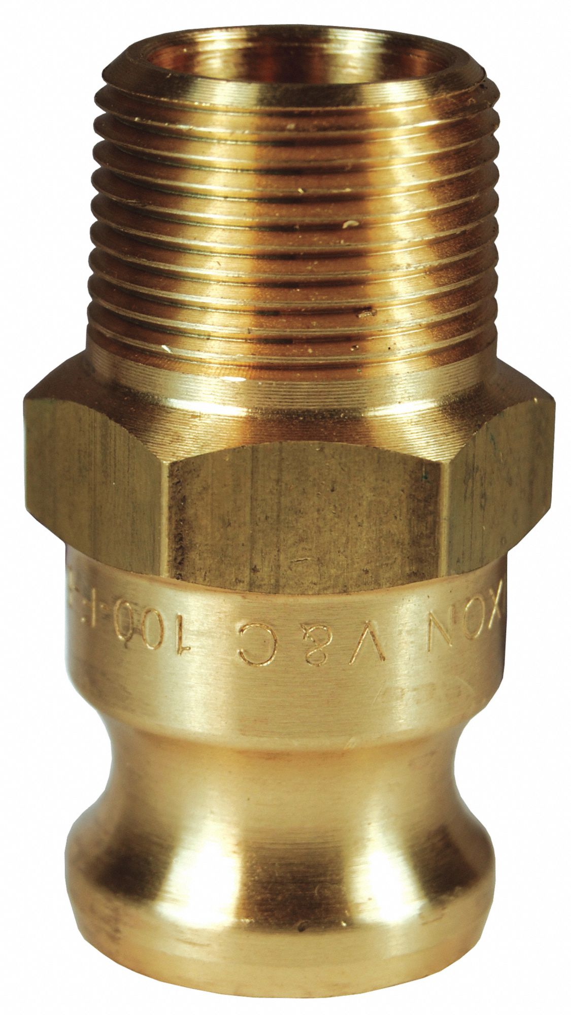 Cam and Groove,BR Adapter x MNPT,1" - 58CX76|100-F-BR - Grainger