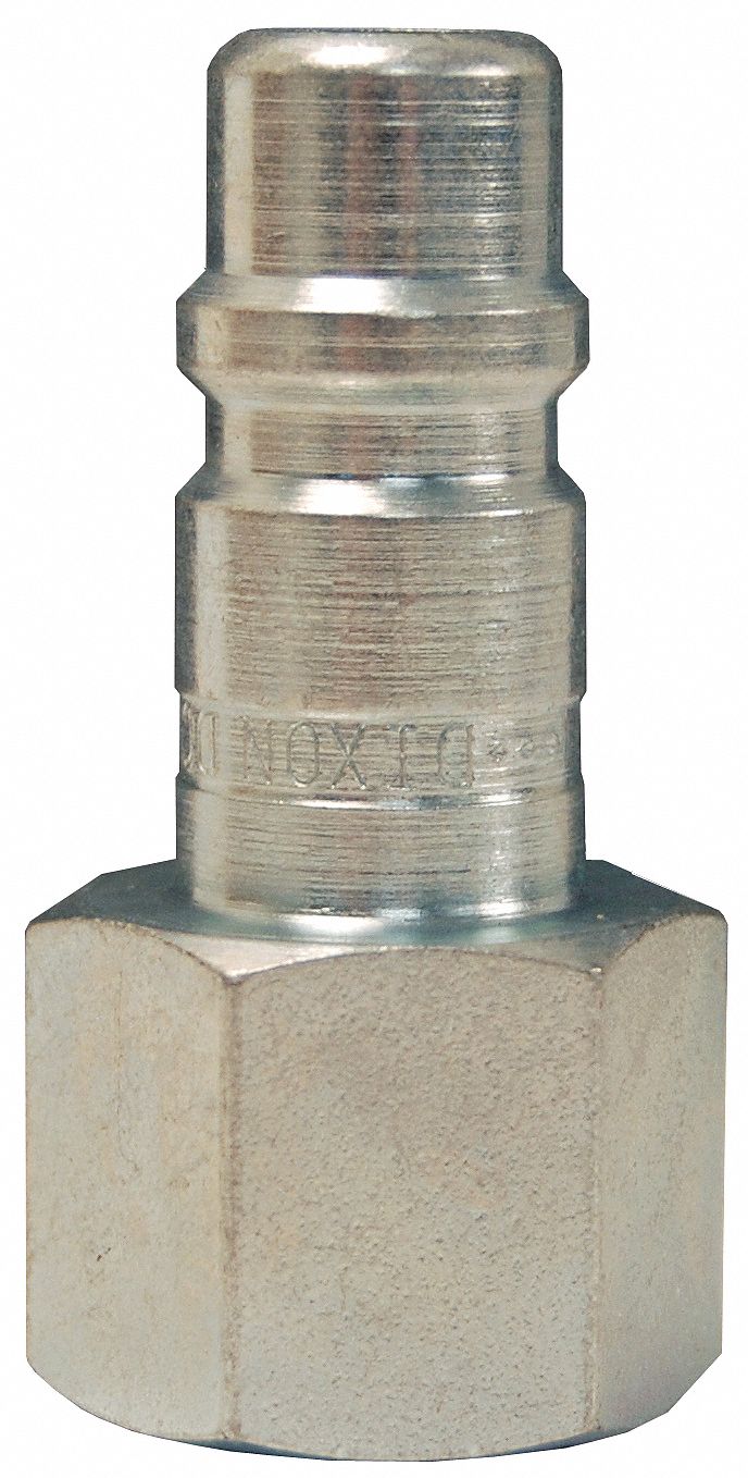 Industrial Female Plug,Steel,3/8"x1/4" - Grainger